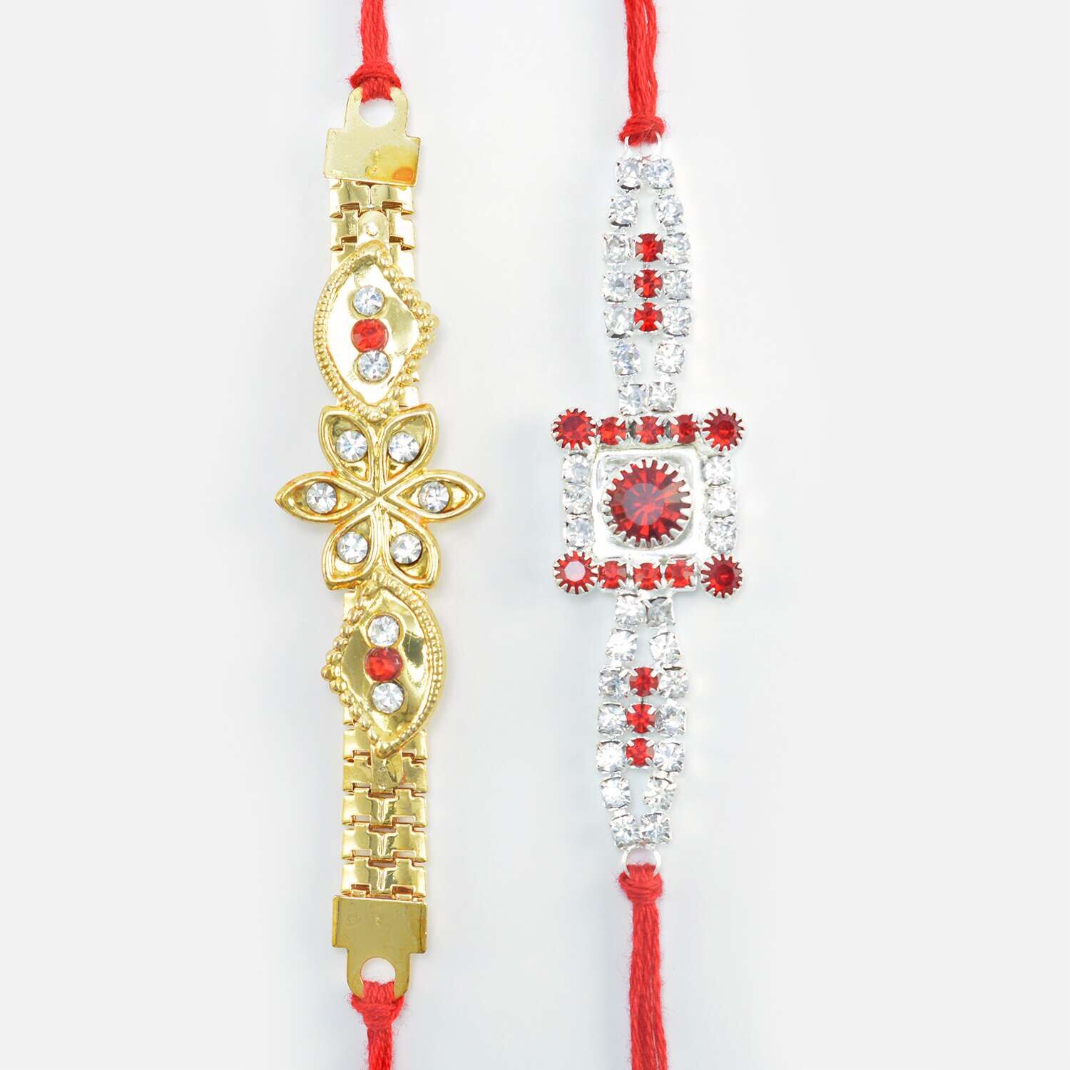 Buy 2 Rakhi Set Online - Rakhi Set of 2 Rakhis - Order Rakhi Set of 2 ...